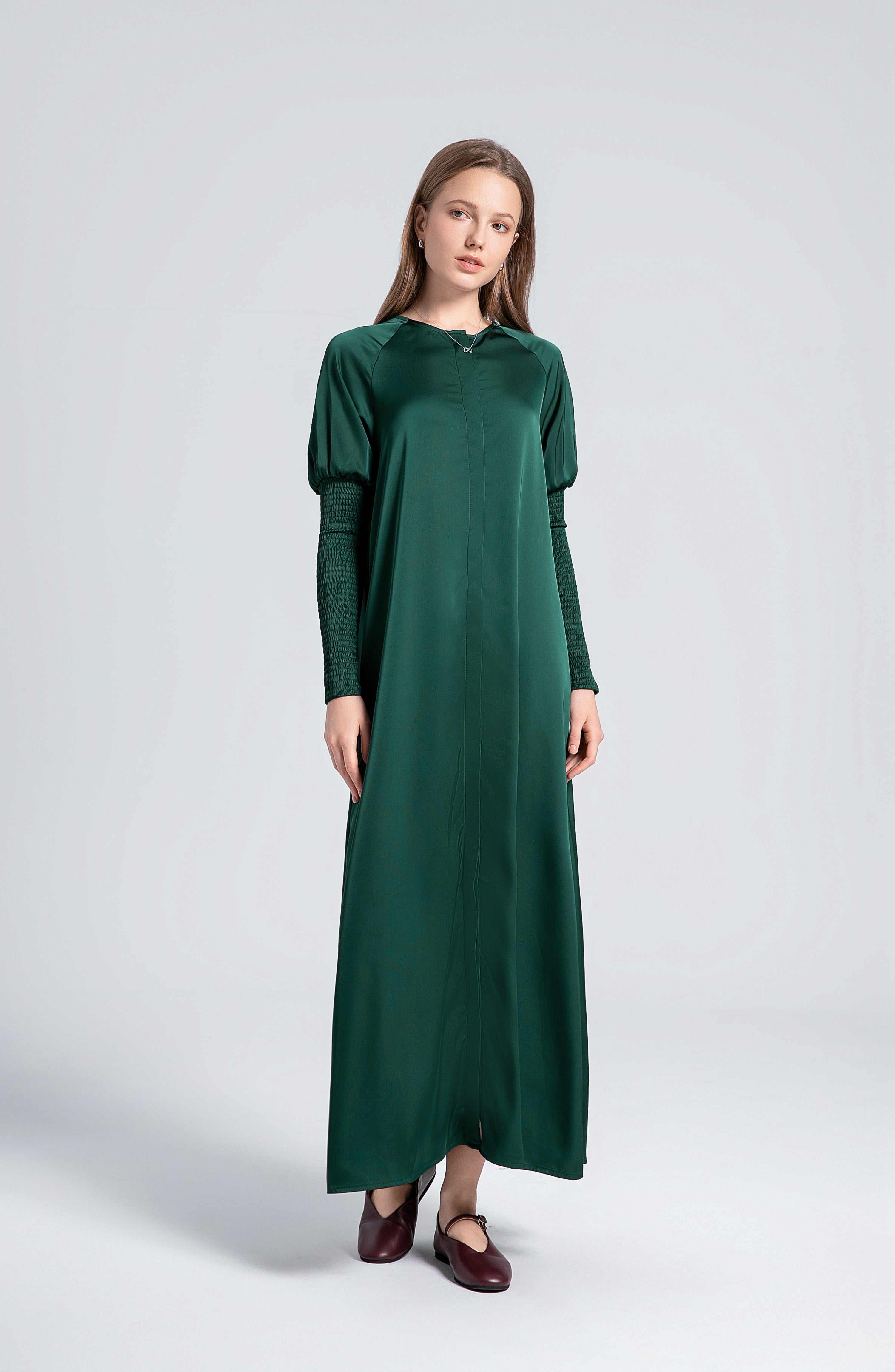 Emerald Satin Dress – Ali Specials