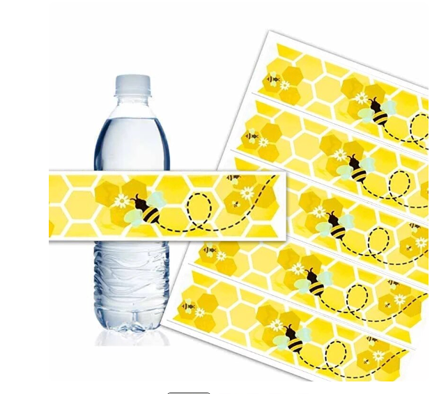 Bee Water Bottle Labels – Ali Specials