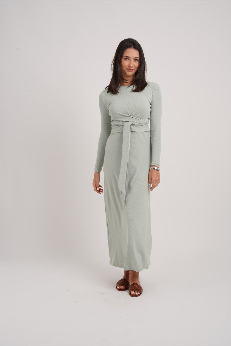 Ribbed Wrap Set Sage – Ali Specials