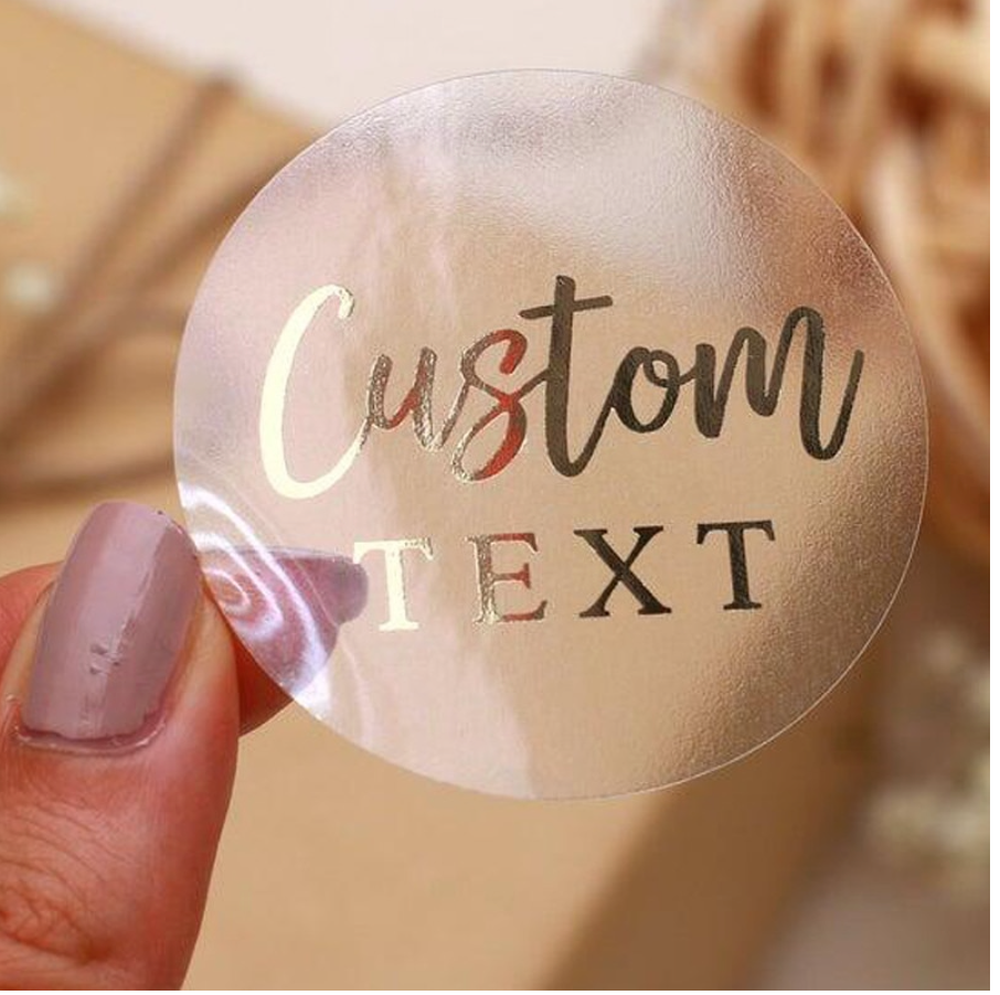 Customized Clear Labels – Ali Specials